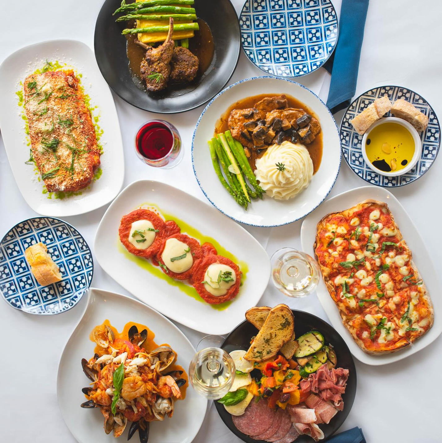 Dinner Menu – Amalfi Coast Italian + Wine Bar